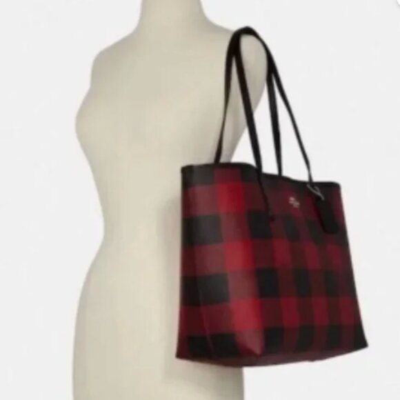 Coach | Bags | Coach Gallery Tote Buffalo Plaid | Poshmark
